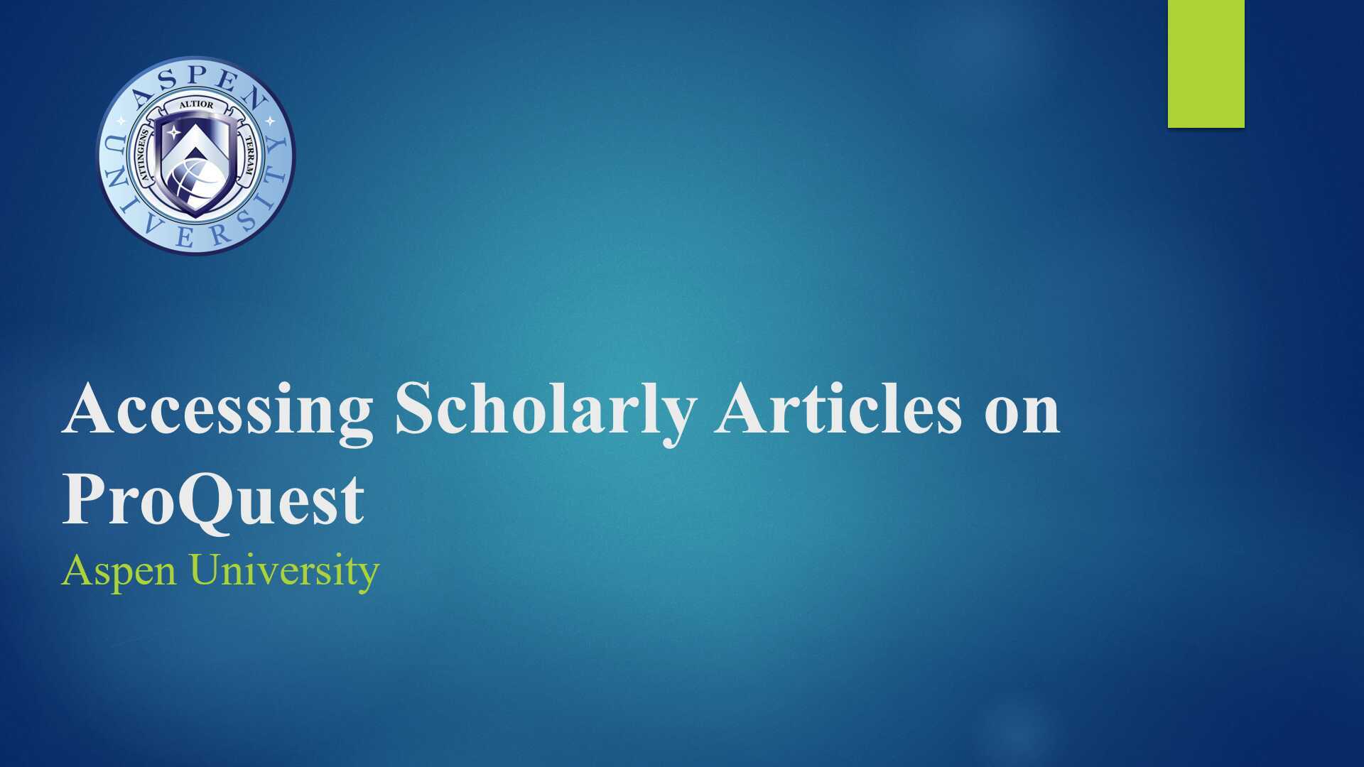 Accessing Scholarly Articles On ProQuest Feb2019 accessing-scholarly-articles-on-proquest-feb2019
