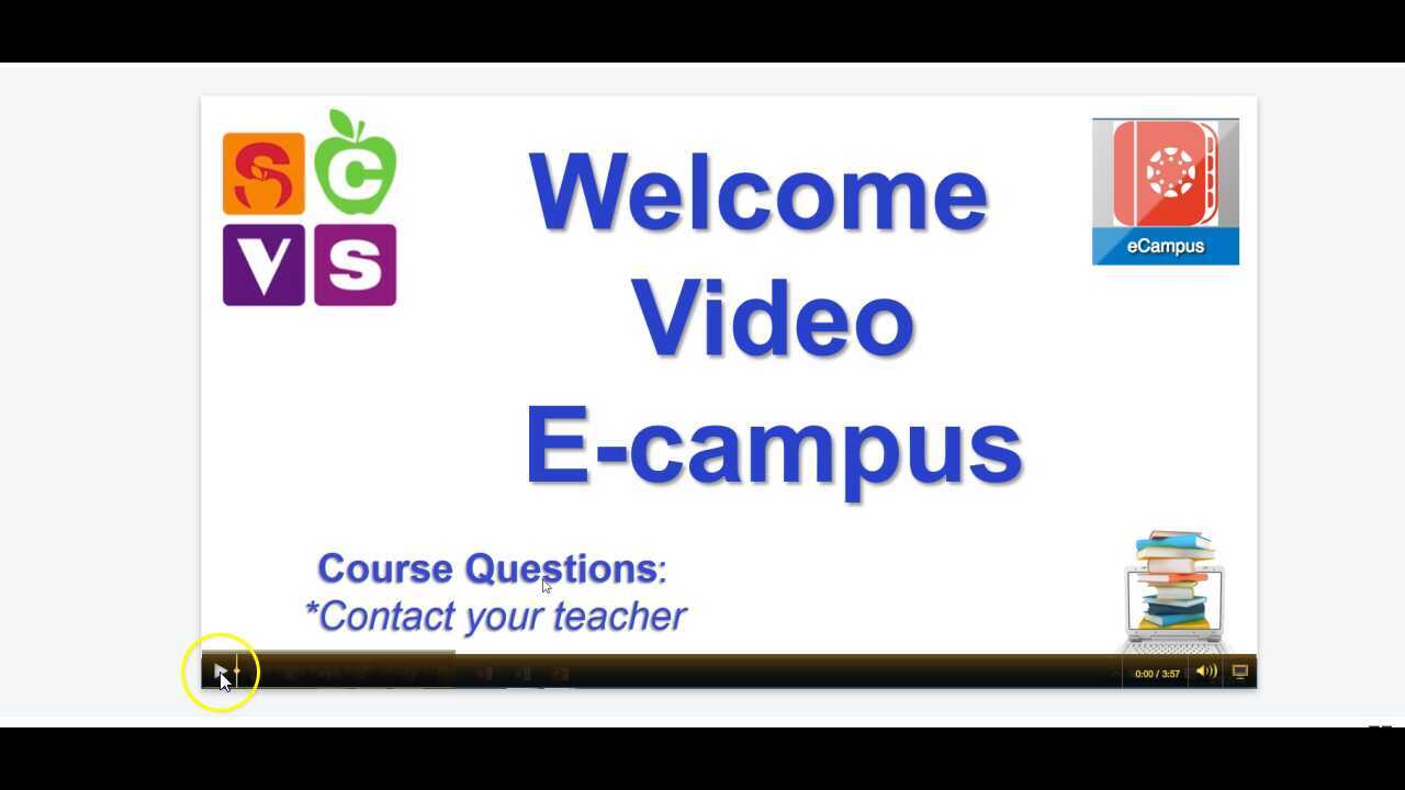 eCampus Welcome Video