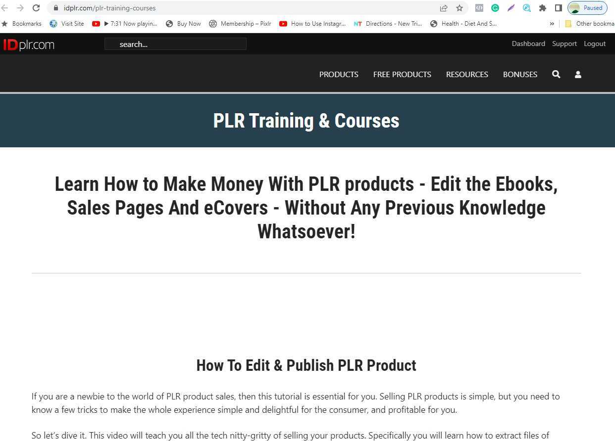 IDPLR TRAINING