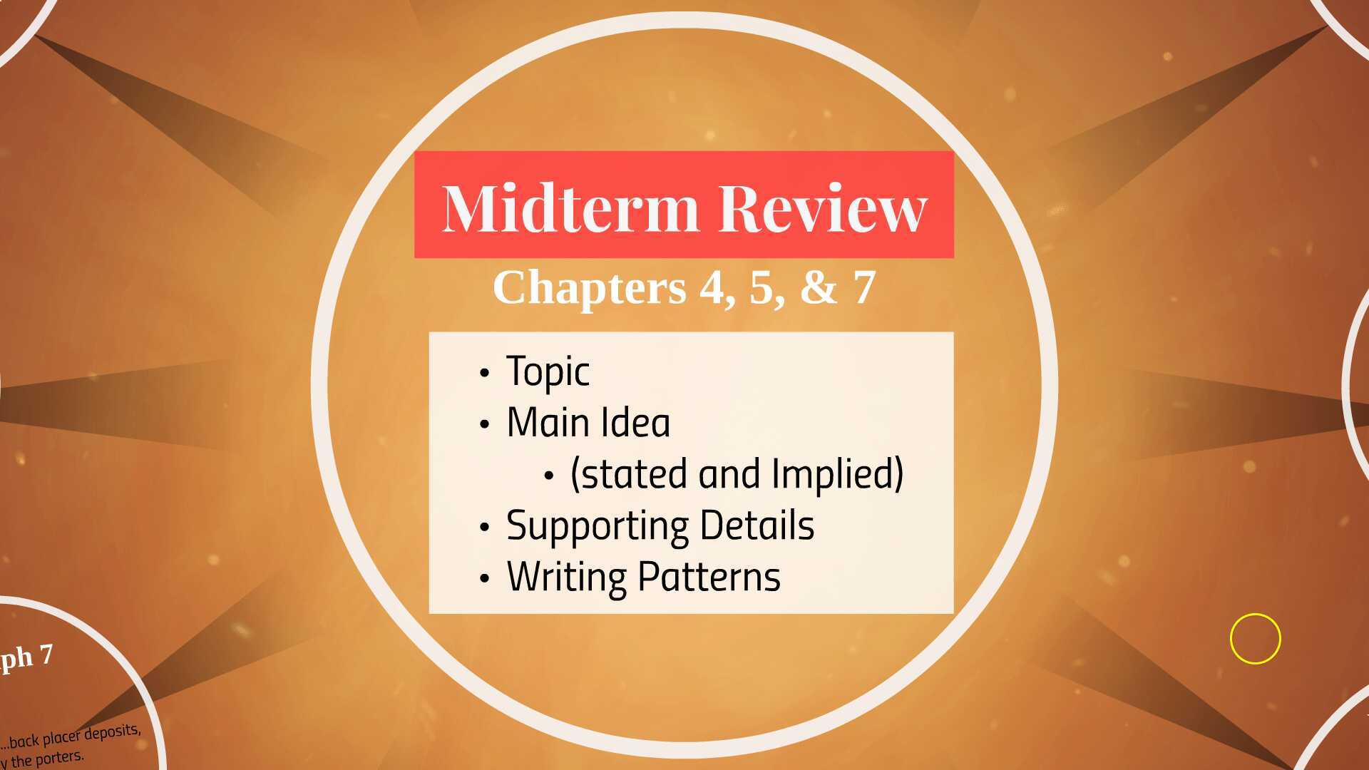 Midterm review