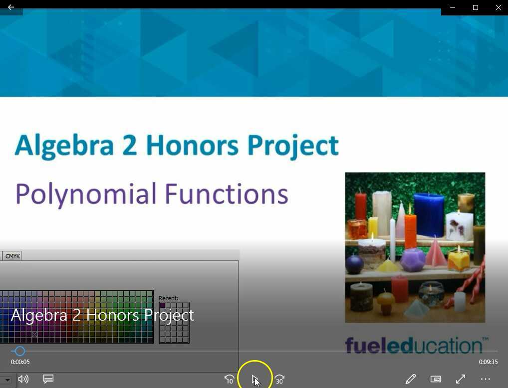 Honors Project Instructions