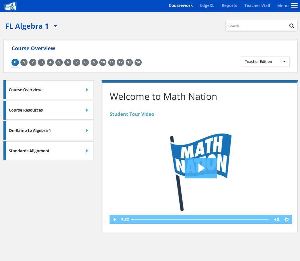 How to Use Math Nation for Review