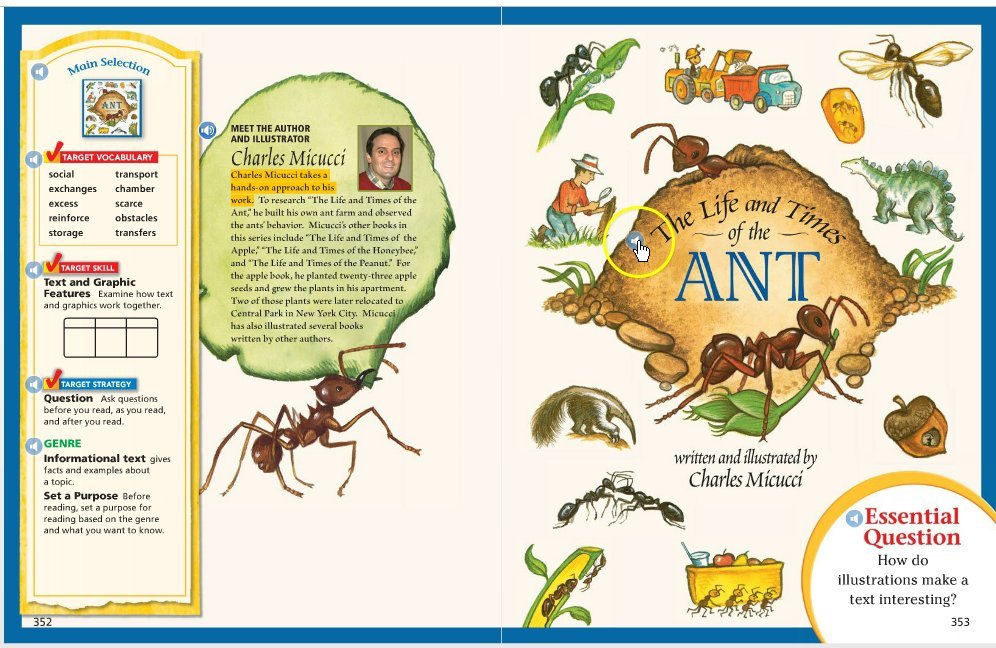 Journeys Lesson 14 4th Grade Life and Times of the Ant