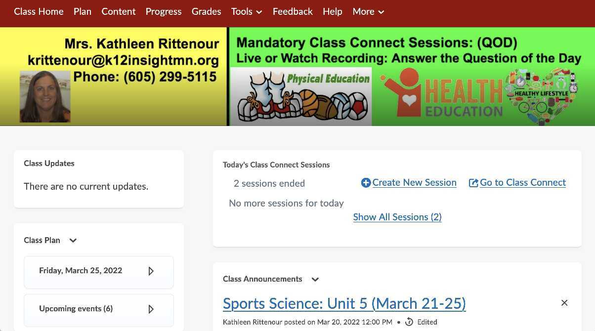 Starting Mrs. Rittenour's Class