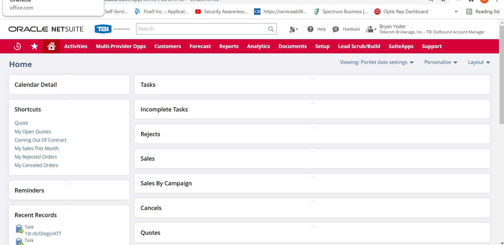 Netsuite - Task Edit/Delete