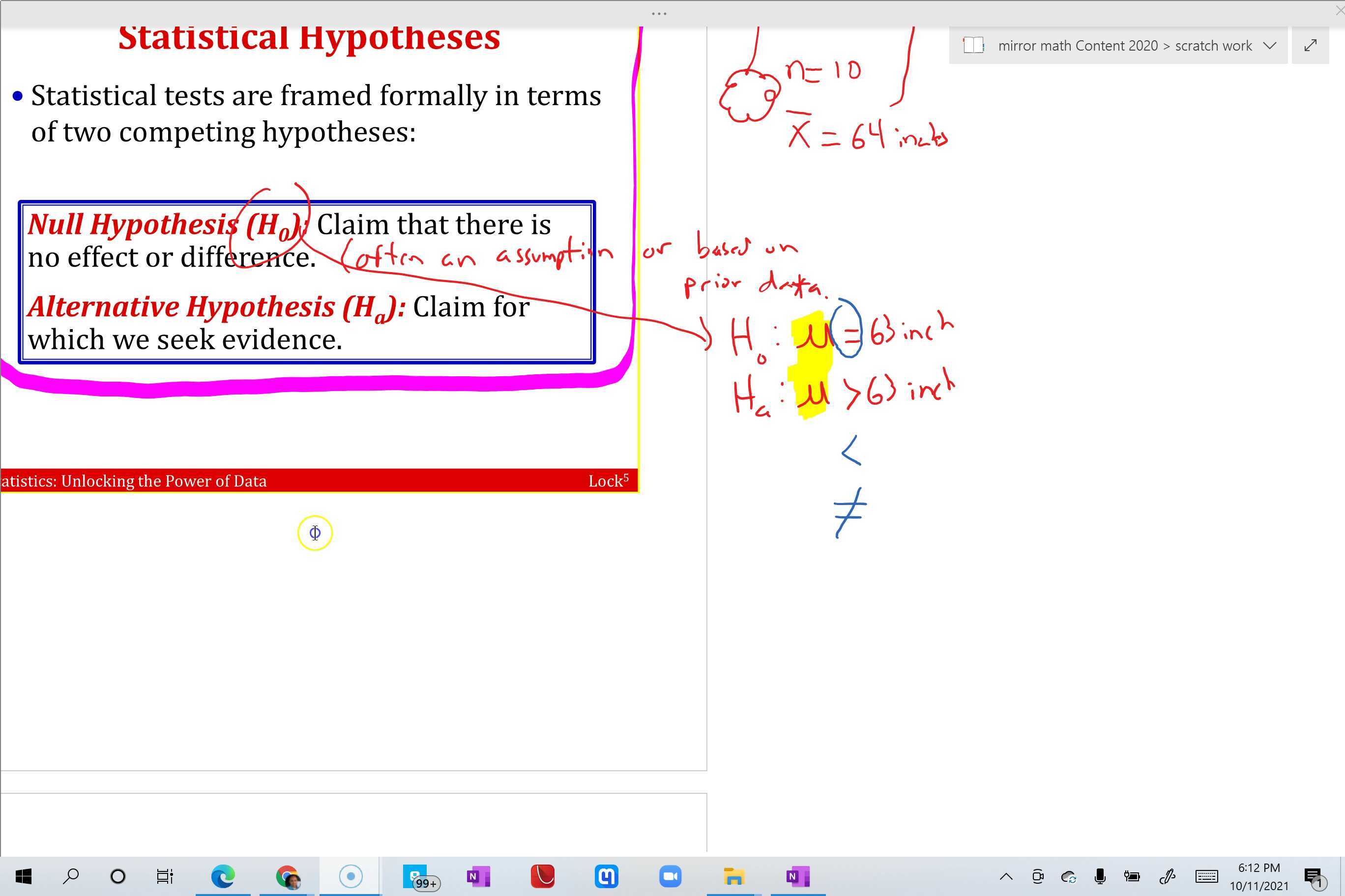 DC Stats Lecture 4.1 Introducing Hypothesis Tests pt2