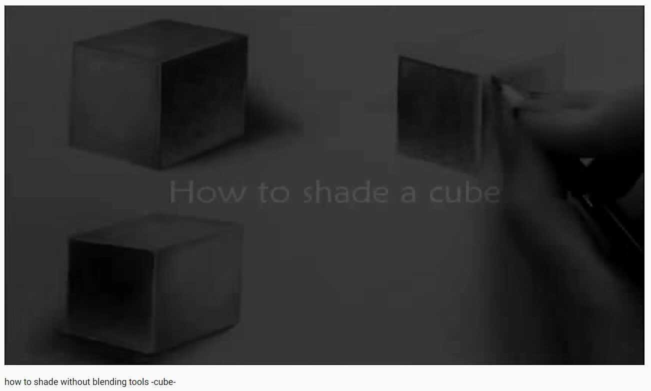 How to shade a cube