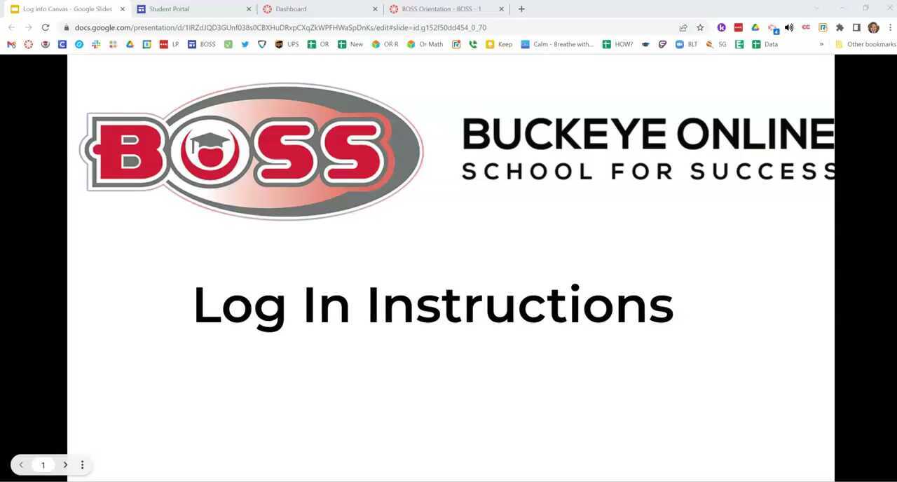 HS BOSS Log In Instructions 2023.2024 Revised