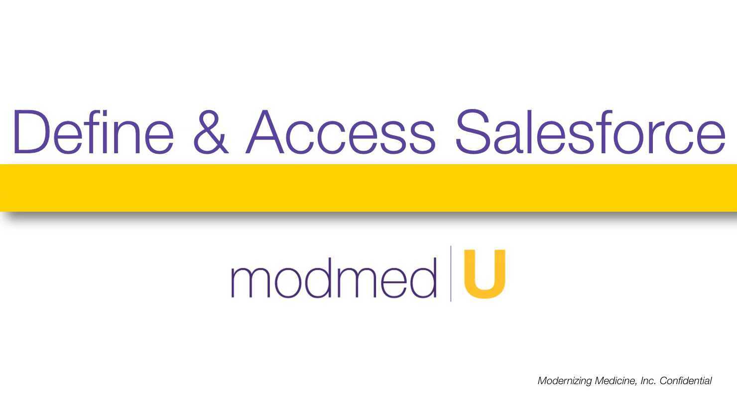 1 Salesforce Training Services Essentials- Part 1 Define _ Access ...
