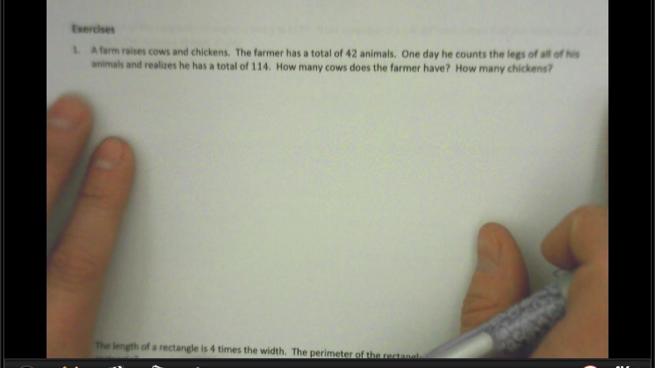 Elimination Word Problems elimination-word-problems