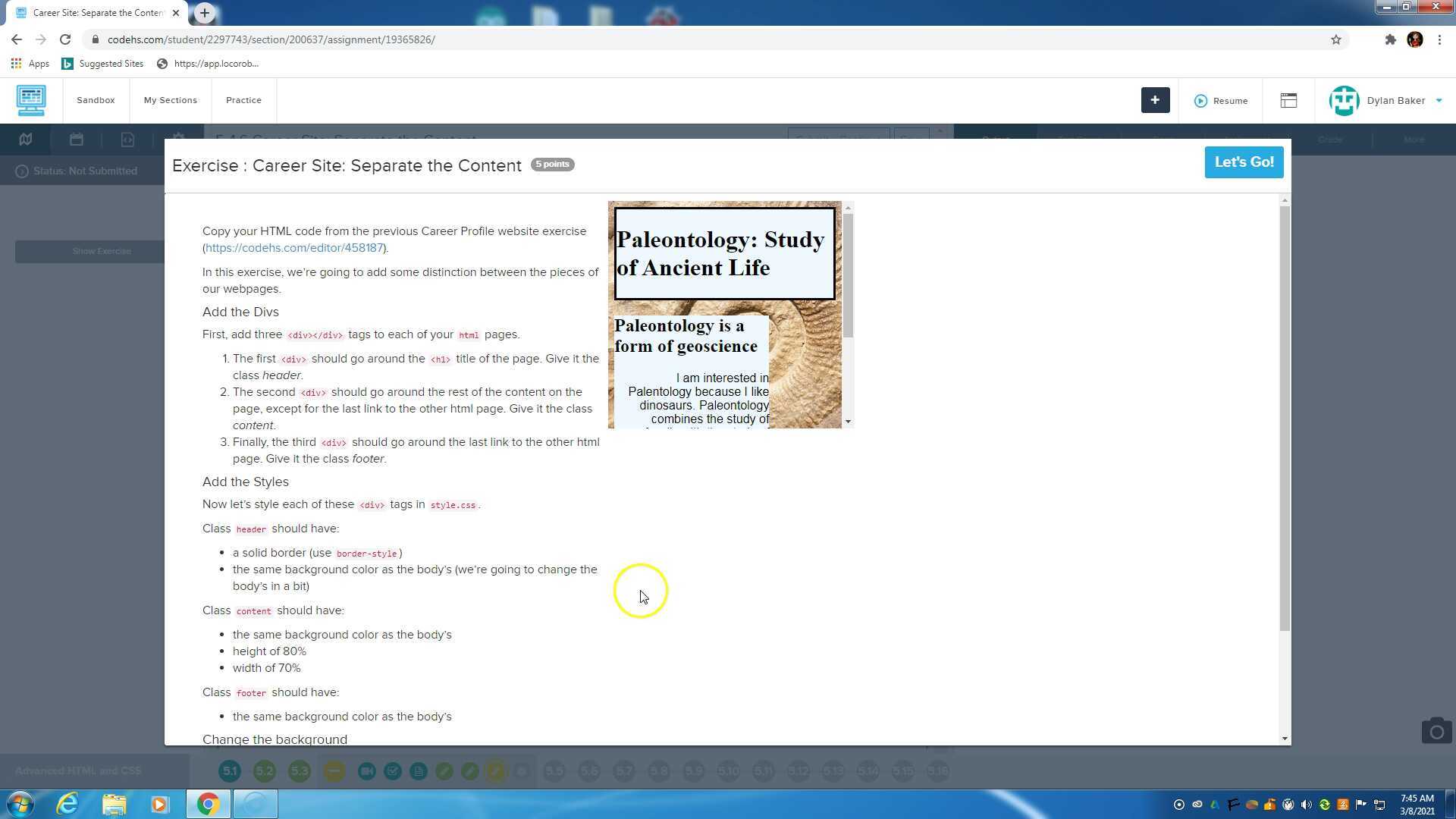 Design CodeHS 5 4 6 Adding DIVs To Your Career Site Design CodeHS 5 4 6 Adding DIVs To Your Career Site