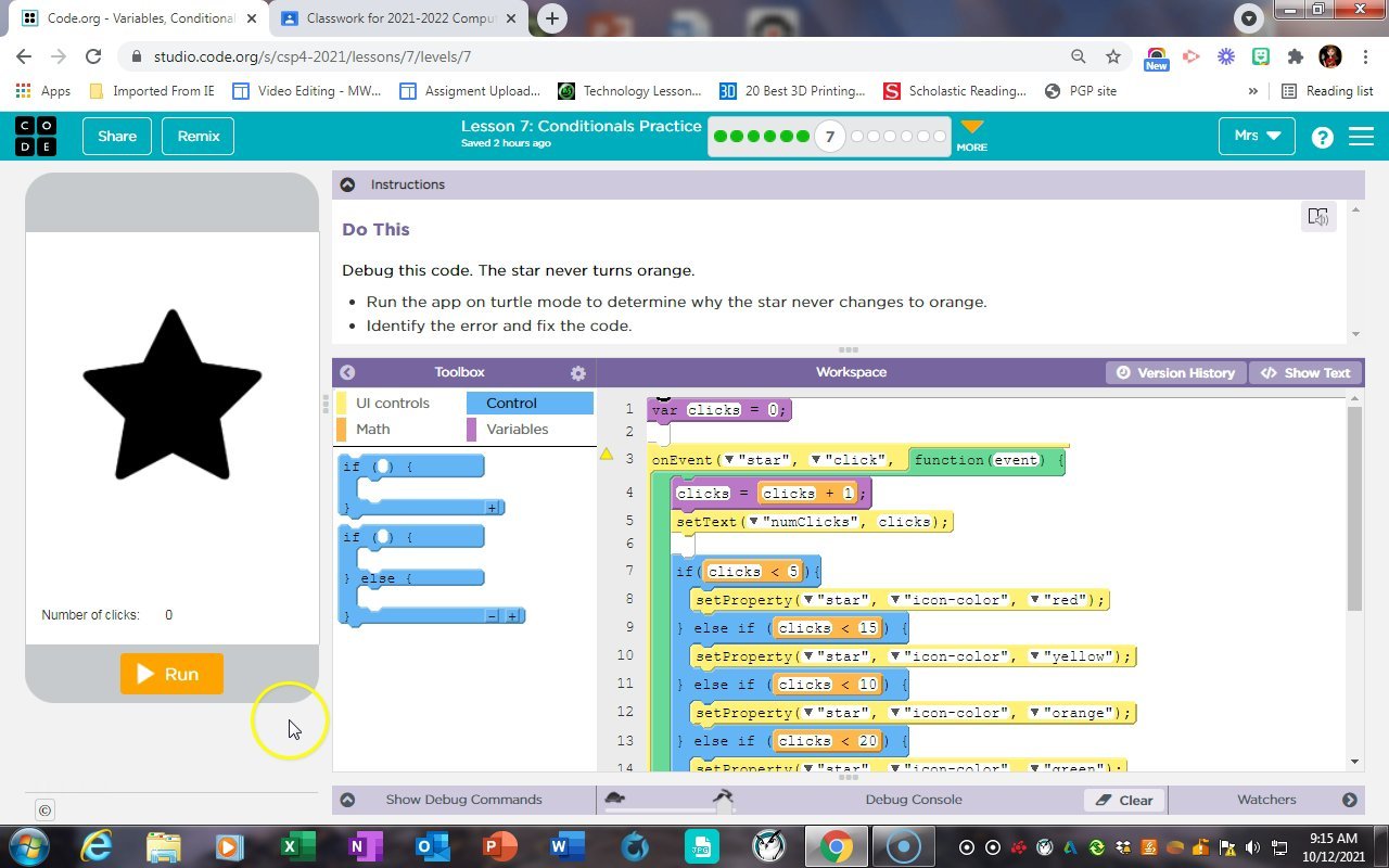 Code Unit 4 Lesson 7 Bubble 7 10