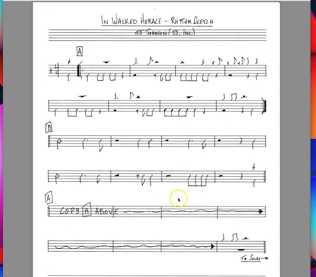 Rhythm Sketch Demo