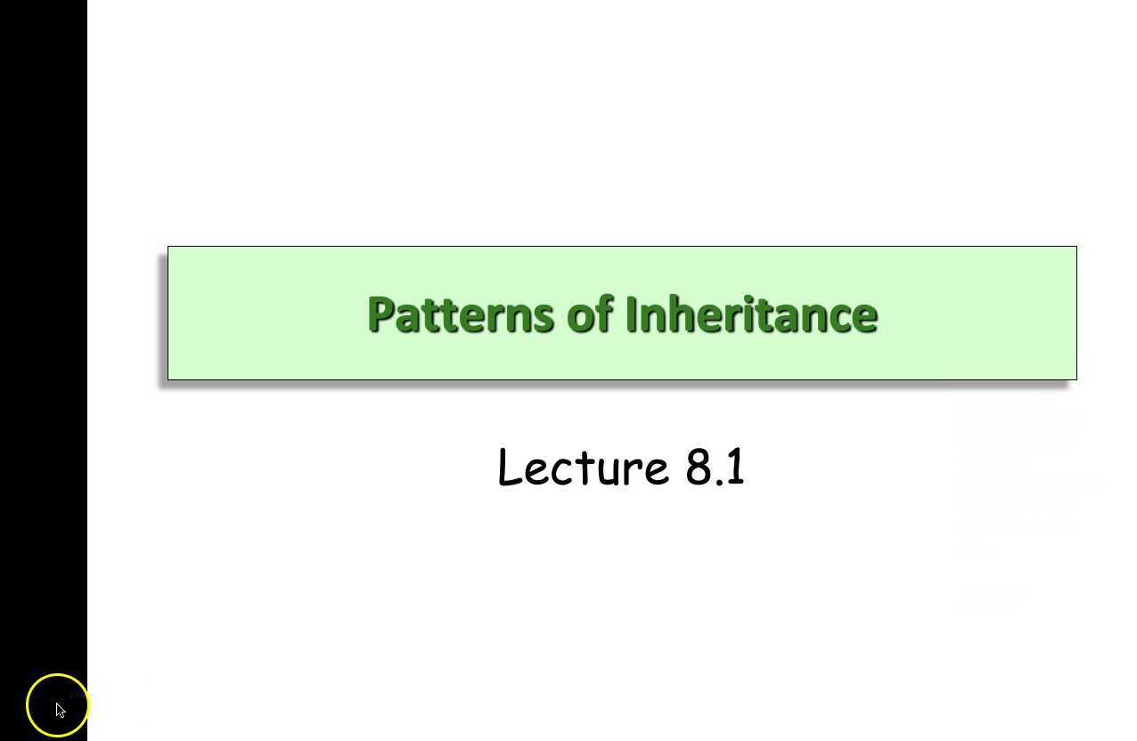 8.1 Introduction to Inheritance