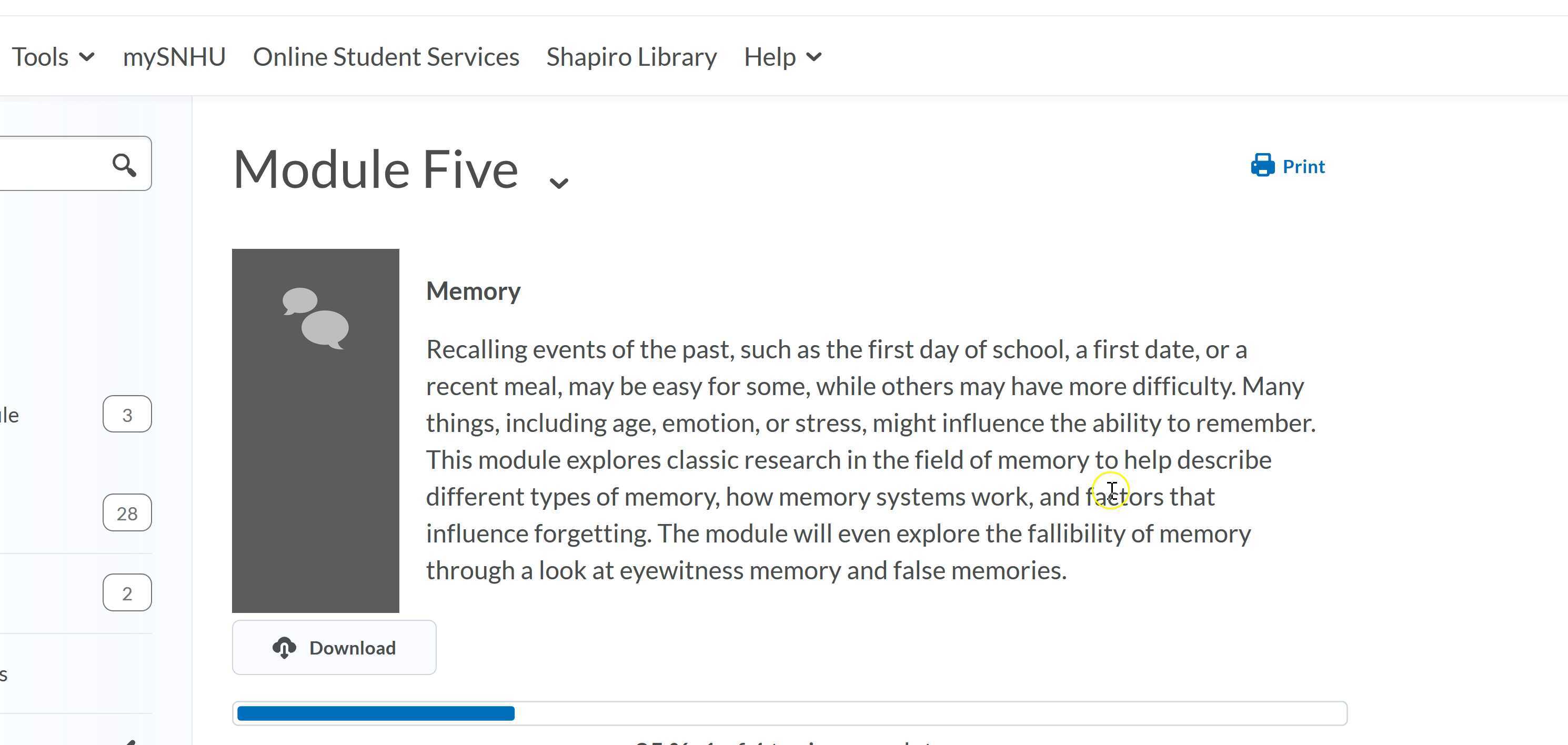 PSY 540 Module Five Review