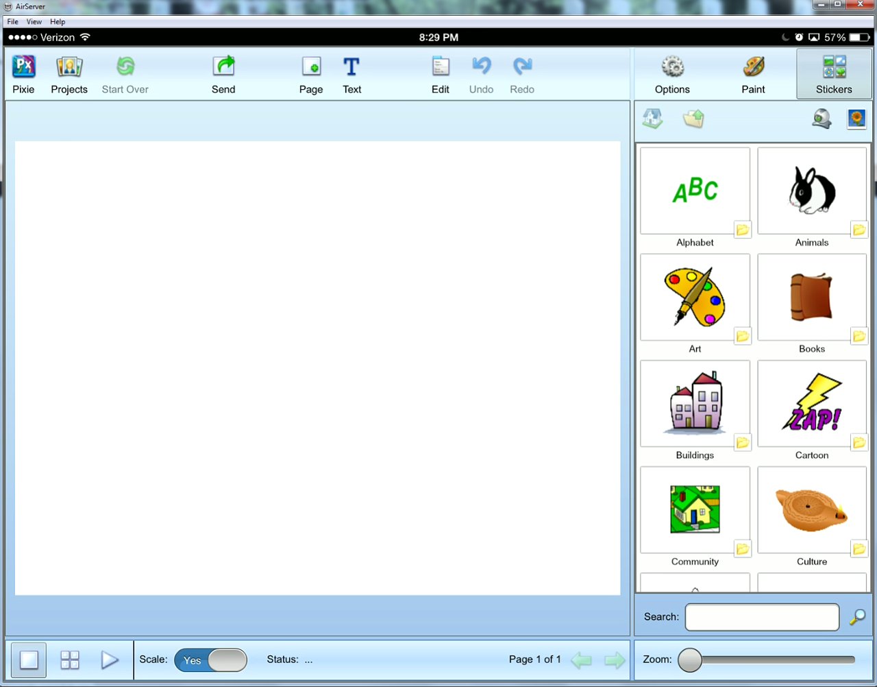 Green screen pixie app