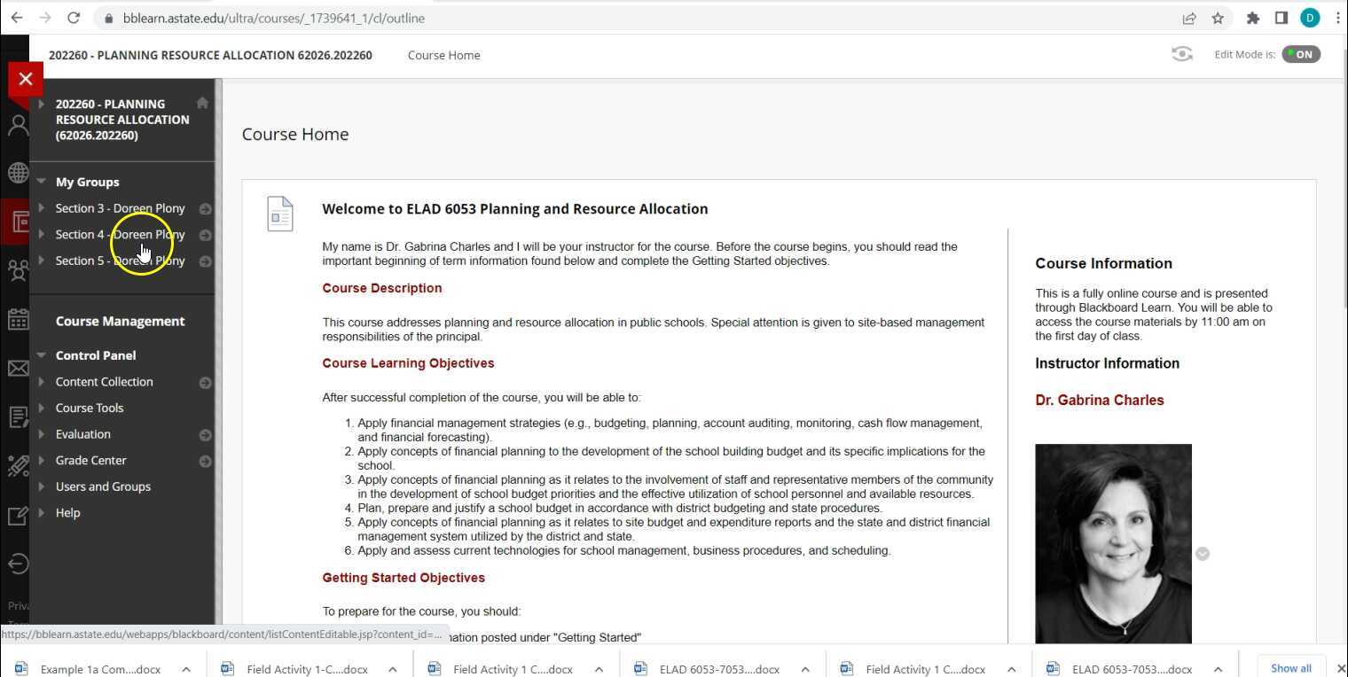 Astate ELAD Planning and Resource Allocation