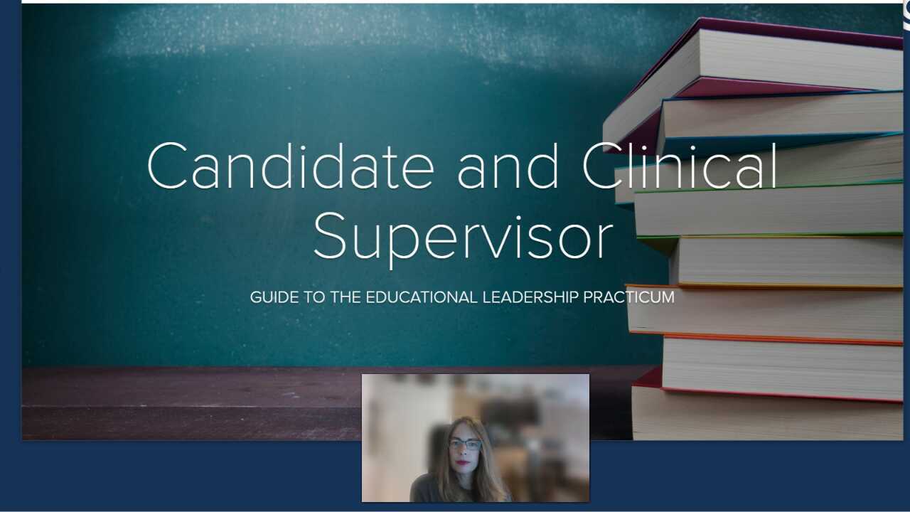 Candidate & Clinical Supervisor Practicum Guide
