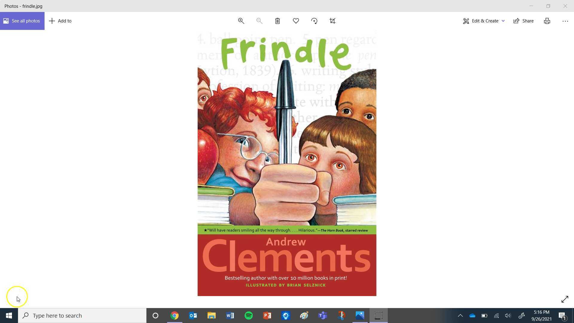 Frindle chapter 9
