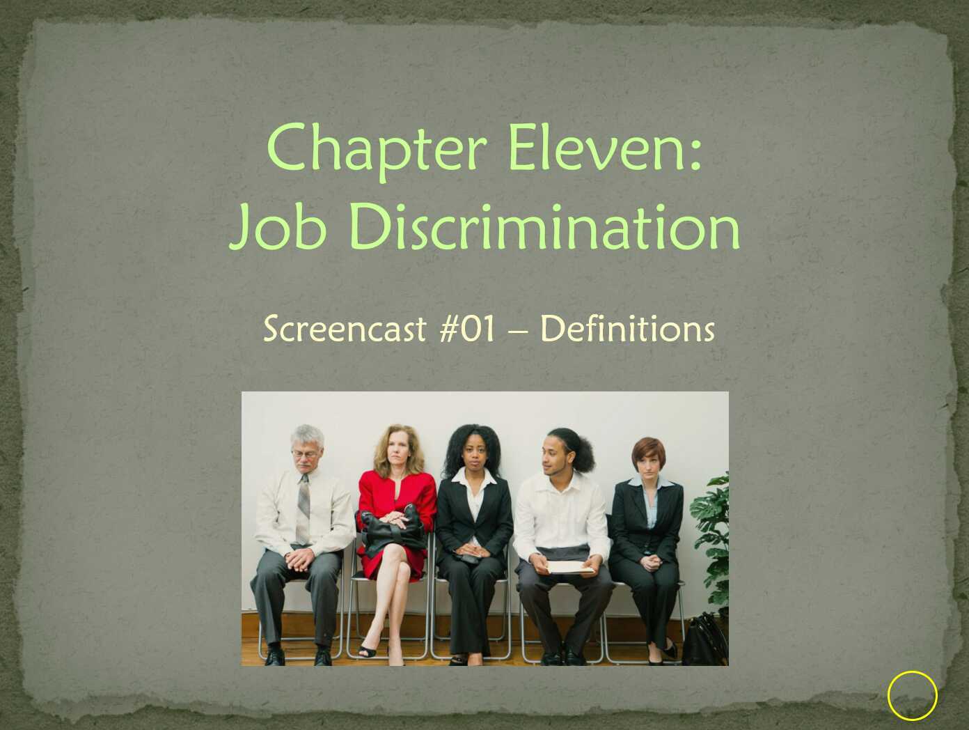 7070 Ch11 01st Screencast