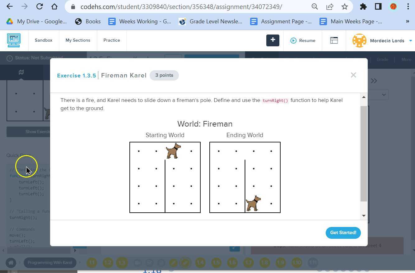 Karel 1.3.5 Fireman Karel