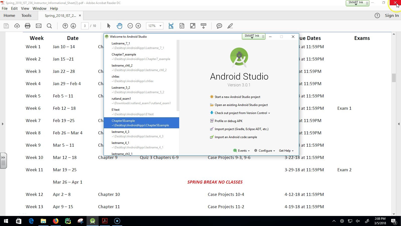 IST 236 Chapter 8 Example