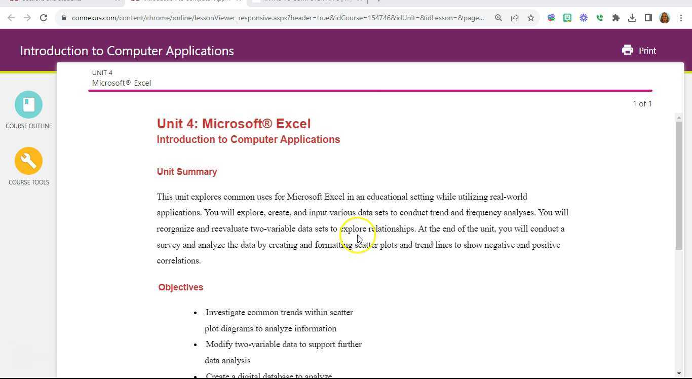 Intro to Comp Apps U4 L7 - Spreadsheets