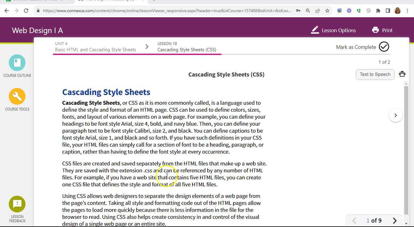 Web Design Ia U4 L10 Css