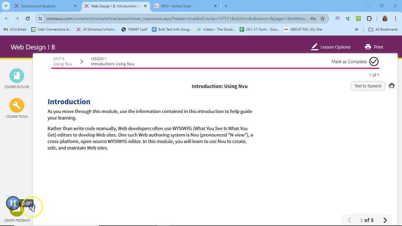 Web Design IB U4 L2 - Download Nvu