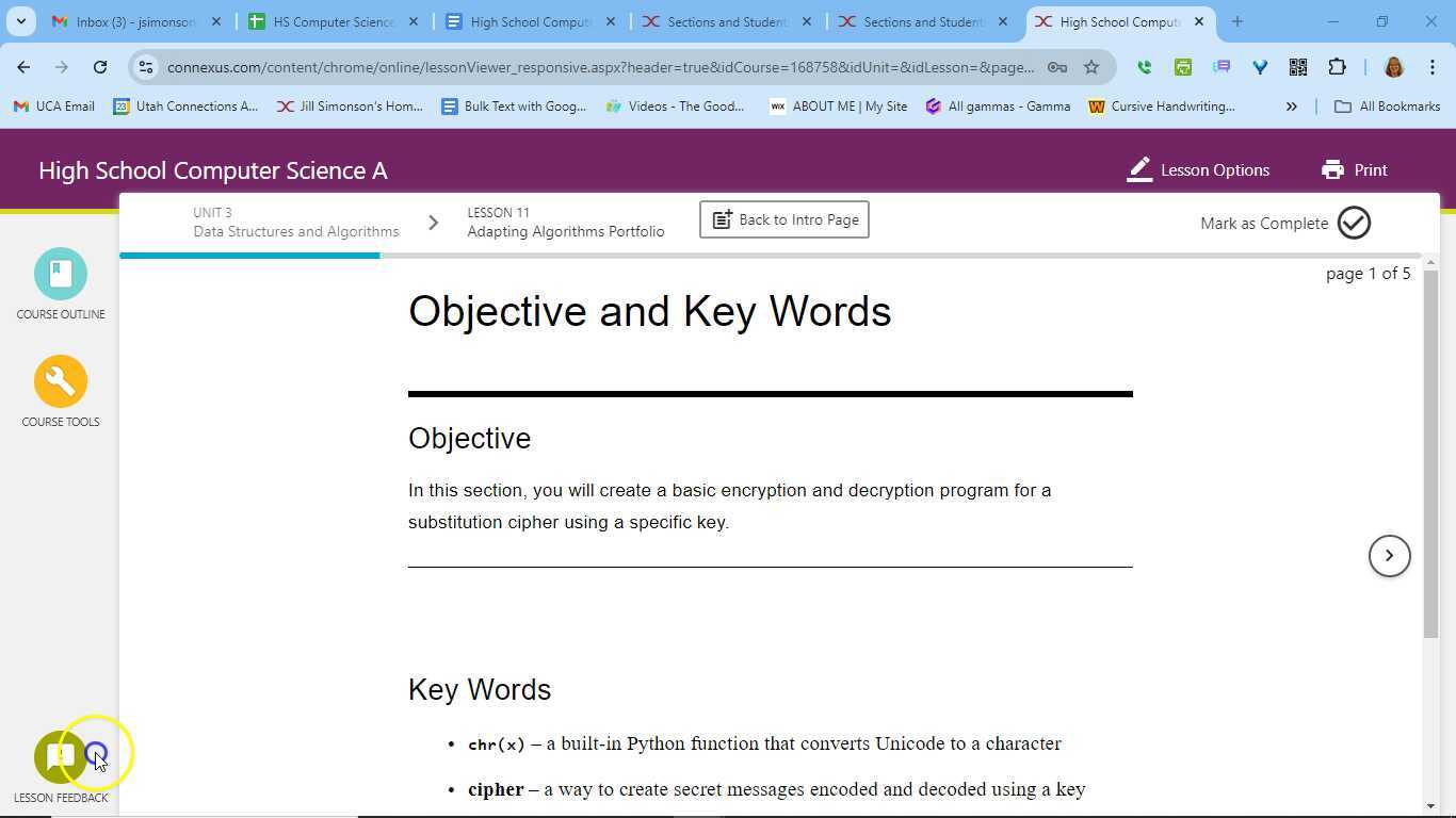 HS Comp Sci U3 L11 Portfolio