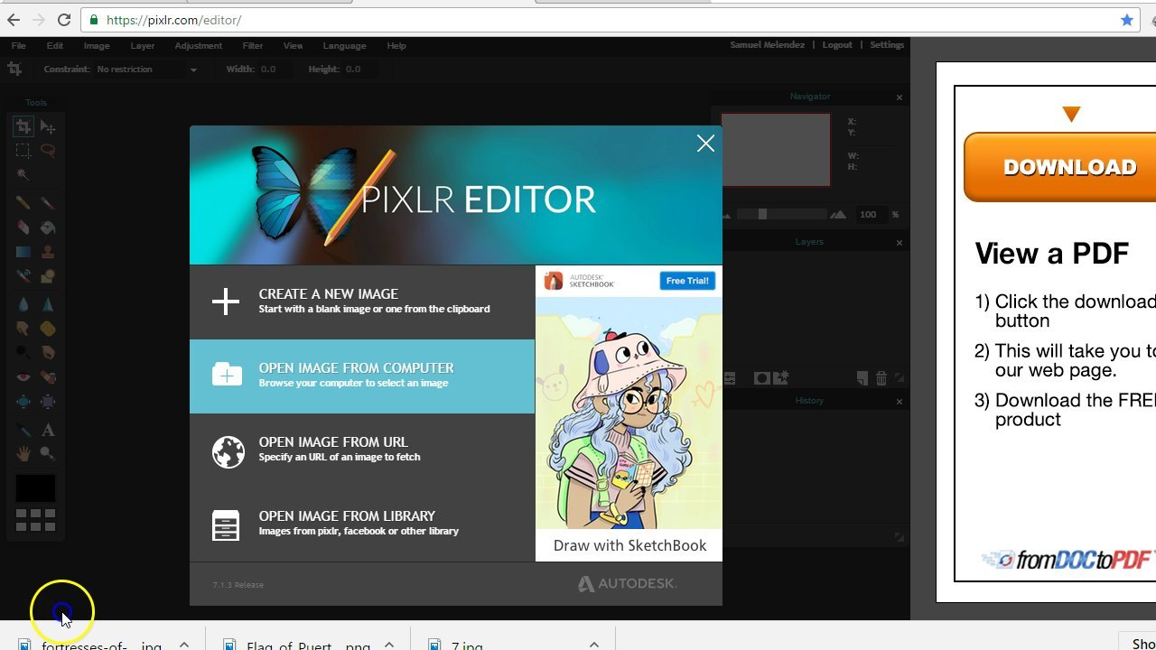 changing an image with filters