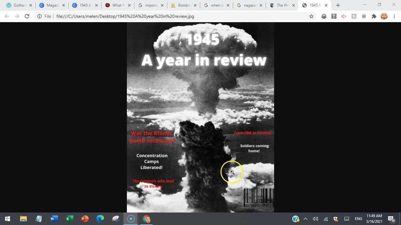 observing the year in review magazine cover