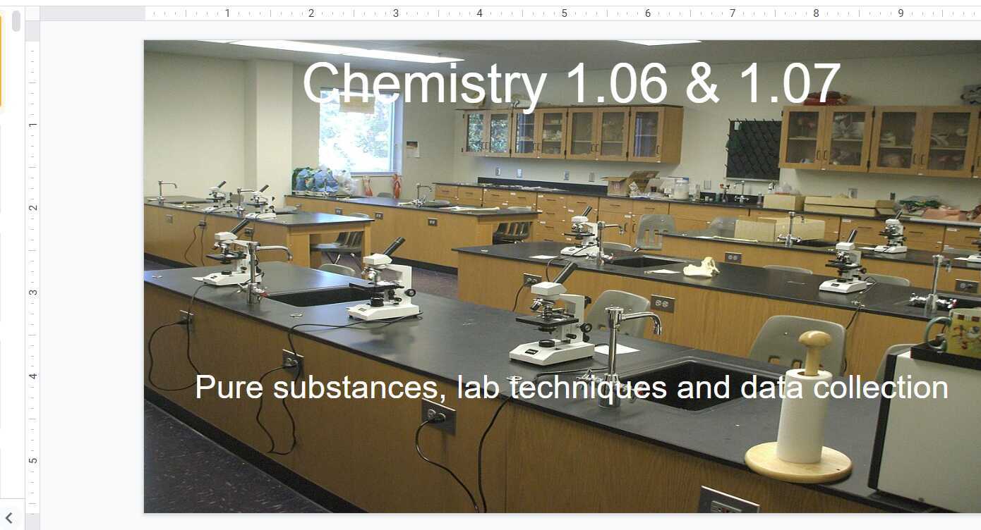 Chem 1.06 & 1.08 topics