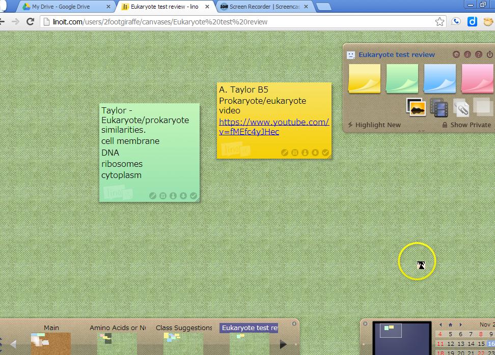 Linoit demo for students