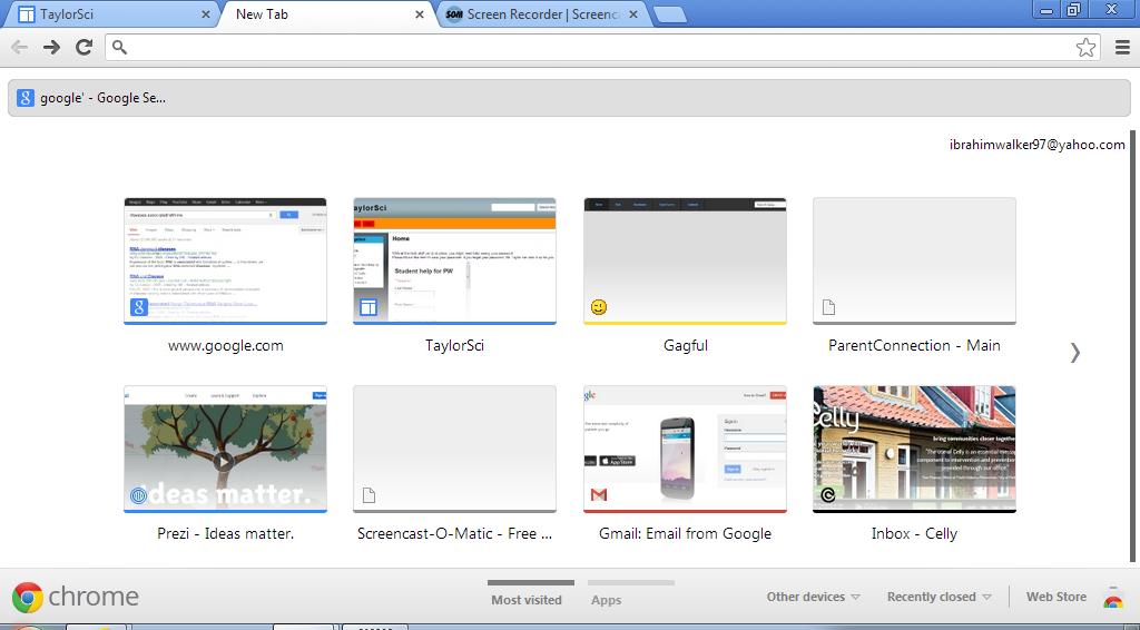 Spanish gmail password screencast