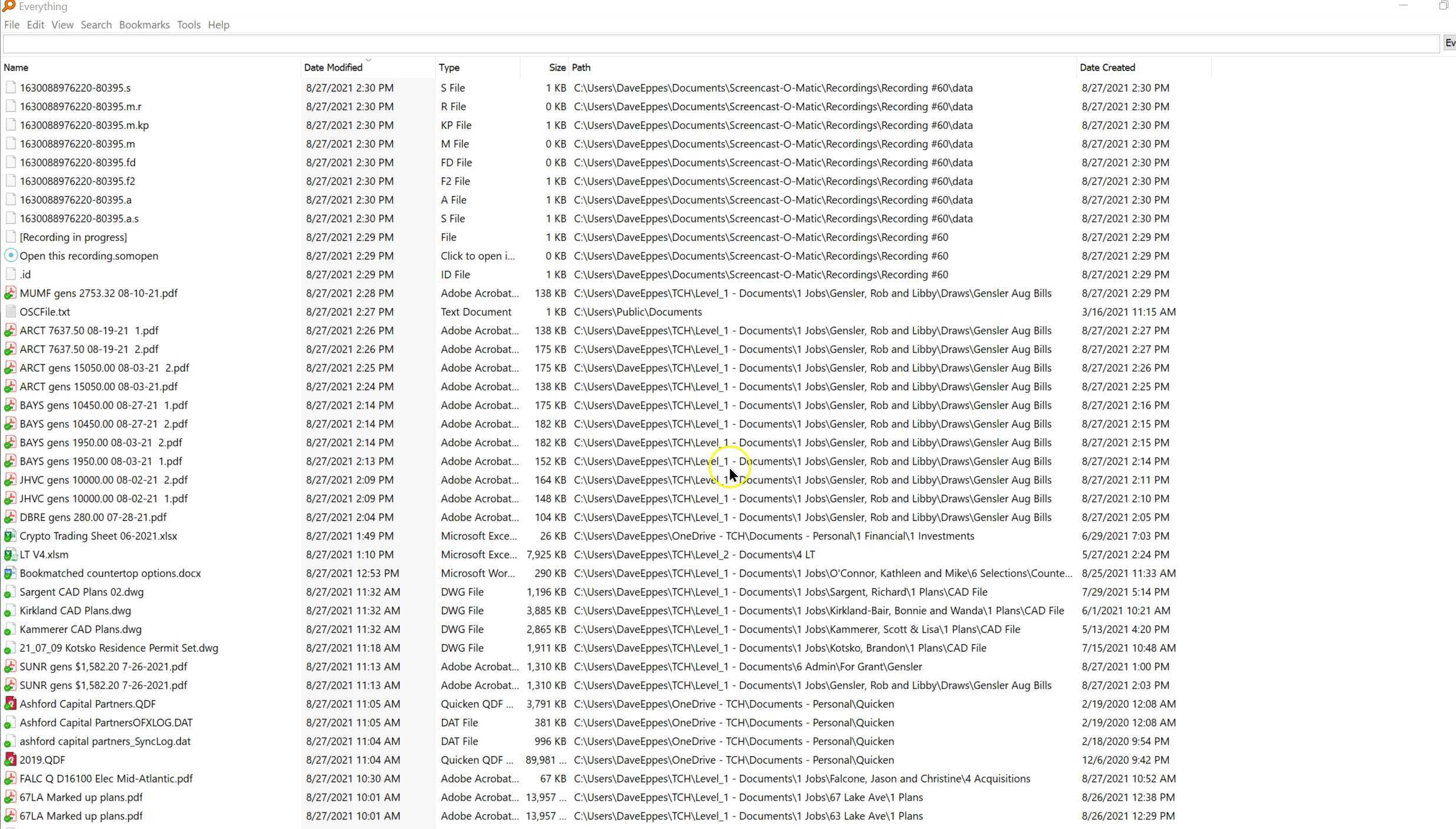 Using the Everything App - 10 files in three minutes