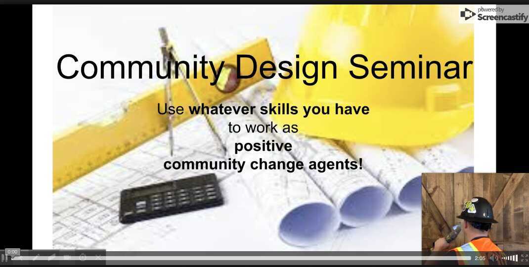 Community Design Seminar