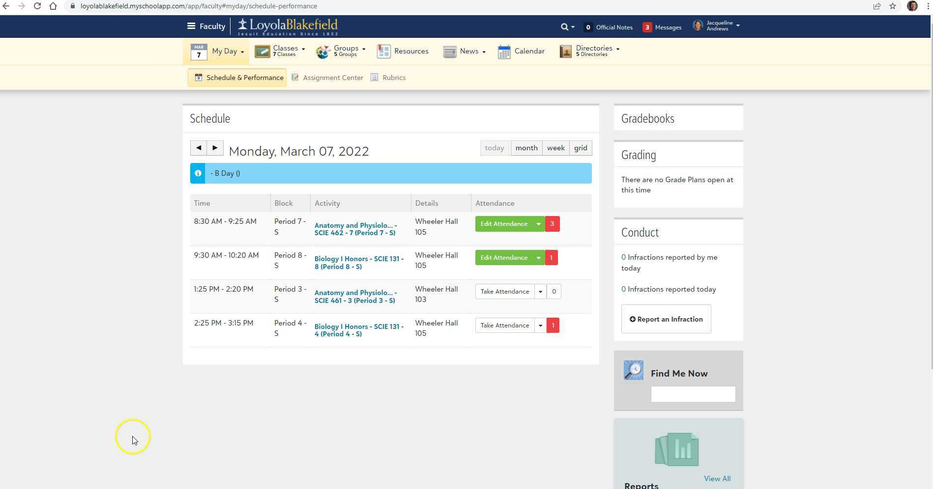 Course Recommendations: Teacher Views