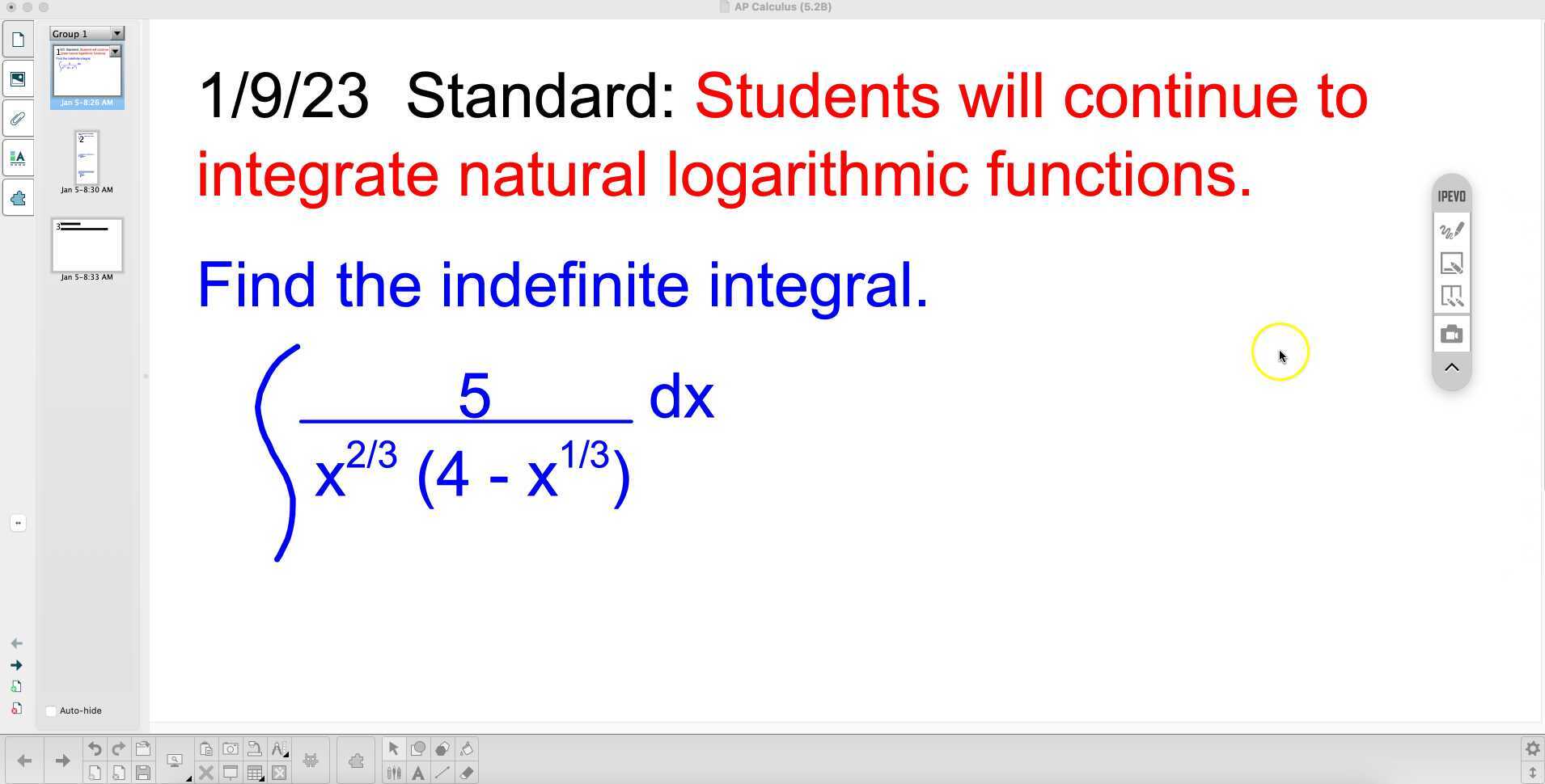 AP Calculus (5.2B) Lesson Video