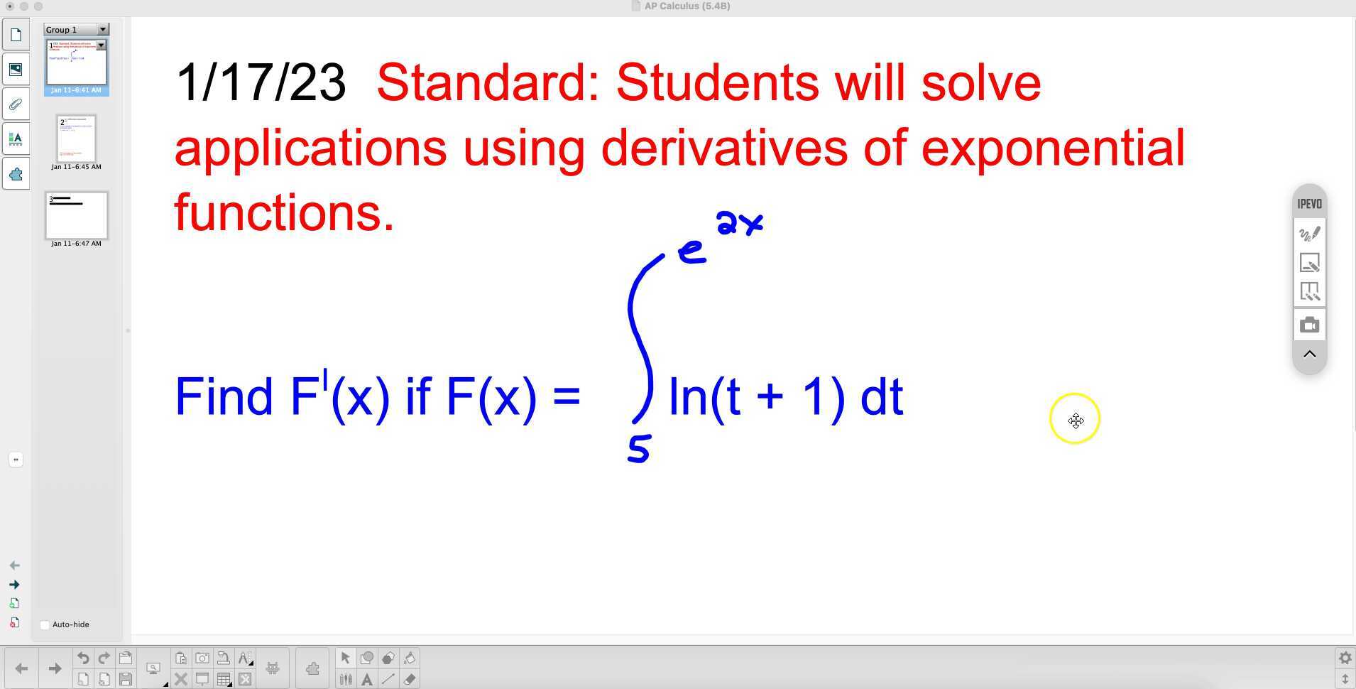 AP Calculus (5.4B) Lesson Video