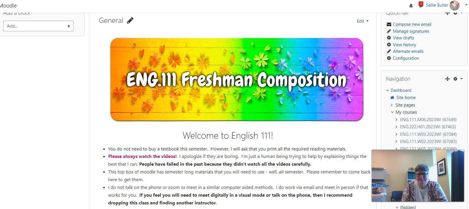 Eng 111 Overview F23