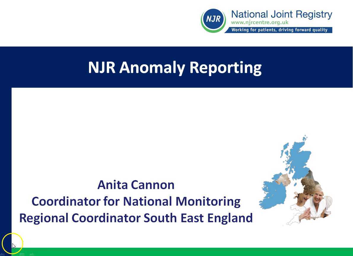 NJR Anomaly Reporting