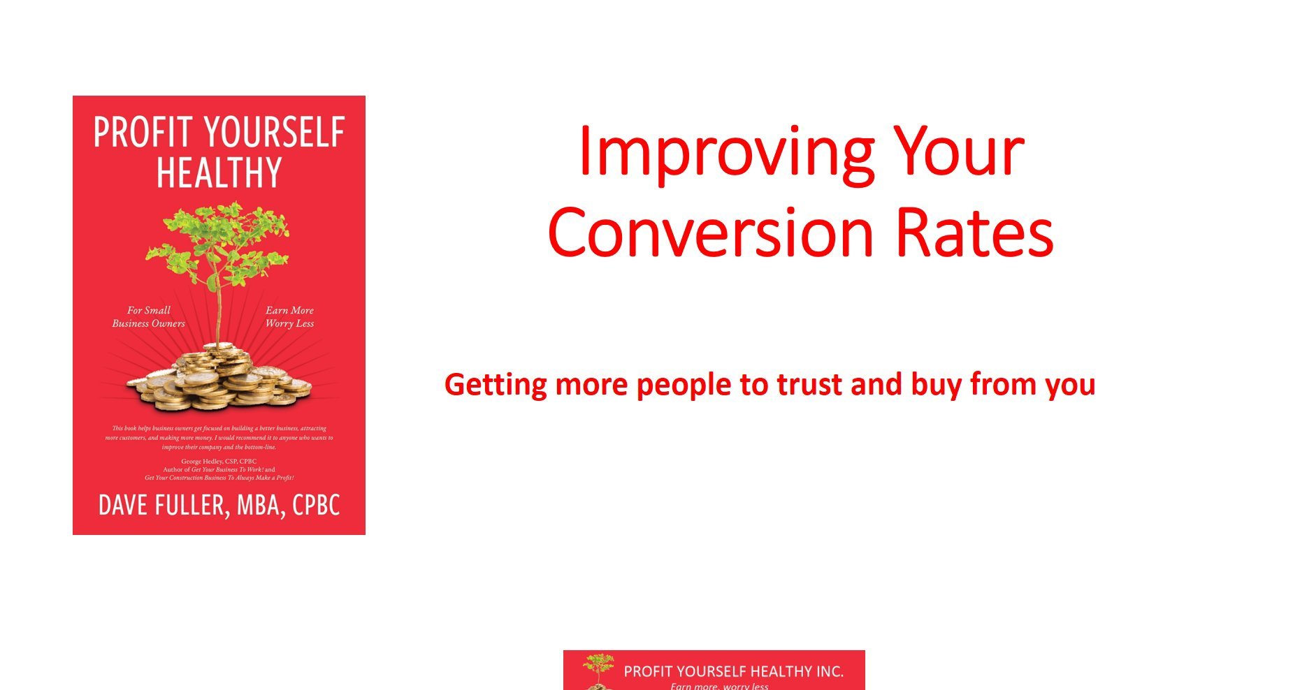 Improving Conversion Rates Dec