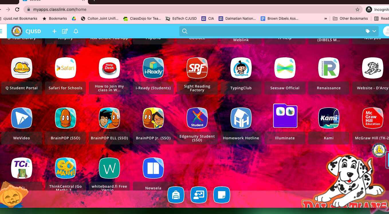 classlink/backpack apps