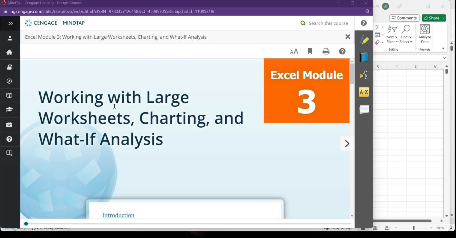 CSC116 Excel Module 3 Textbook Ex Vid 1