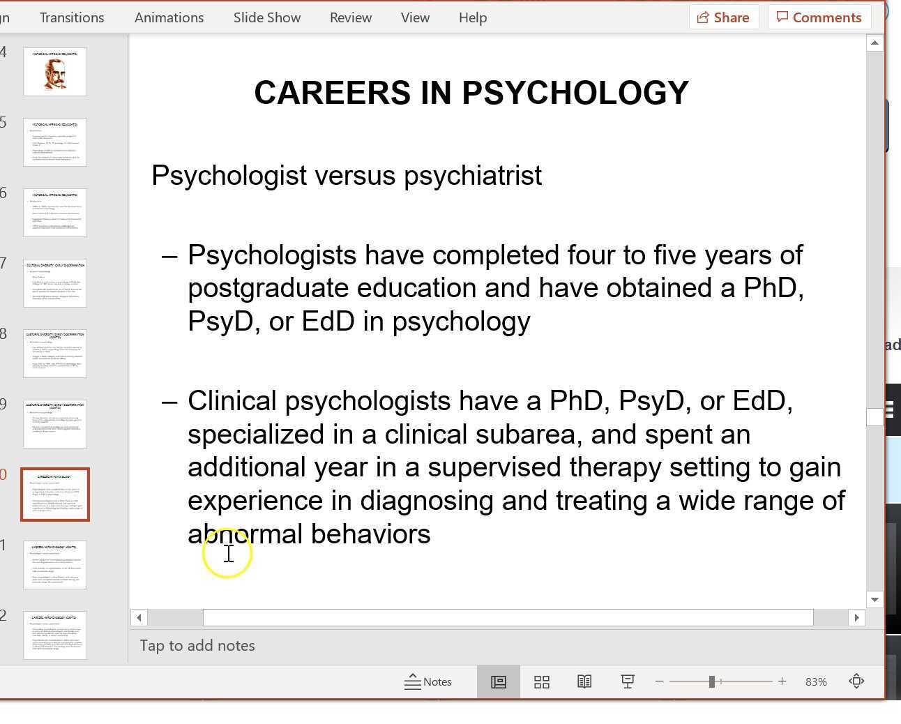 Intro: Careers in Psy
