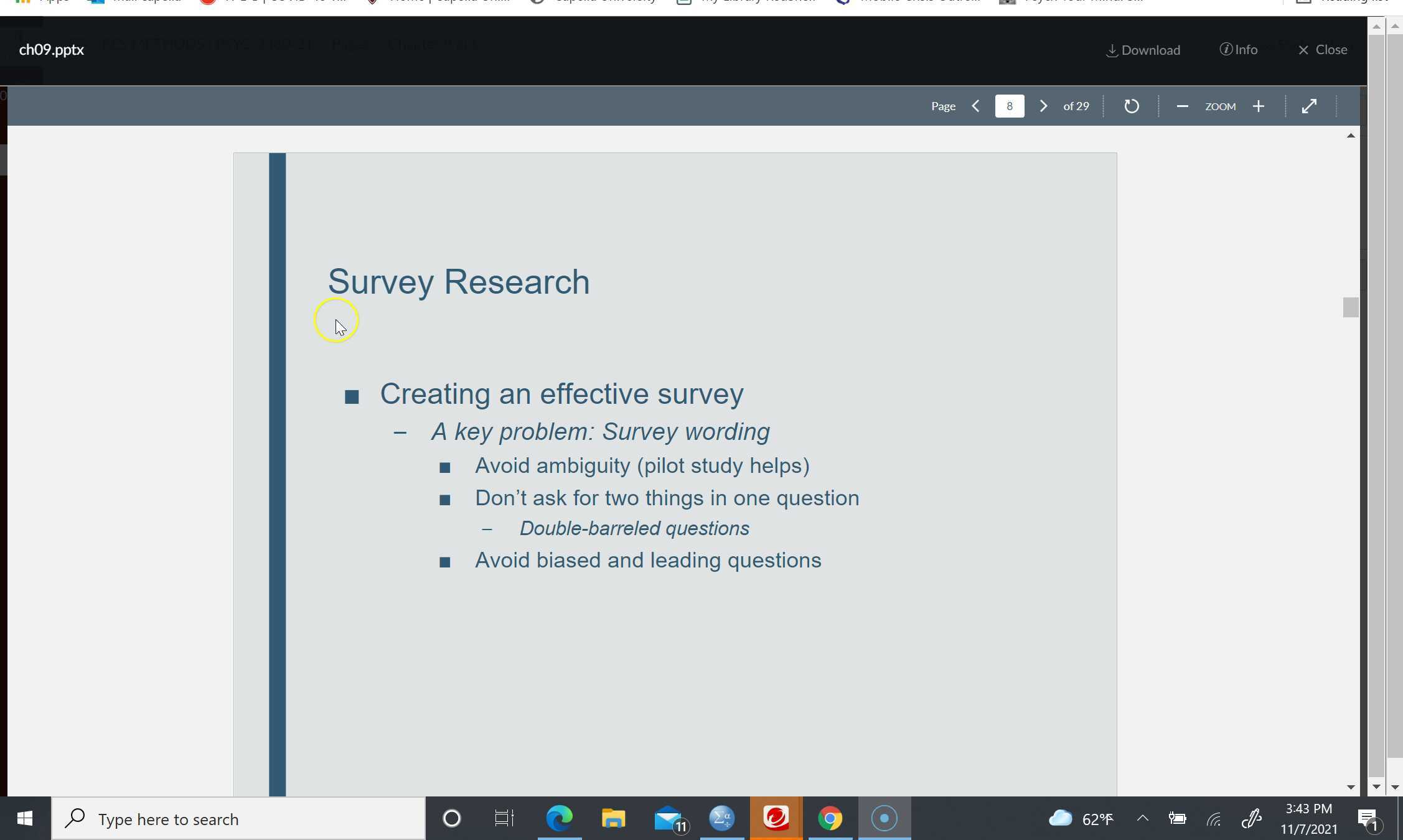 Dr. C's Chapter 9 Lecture Part II