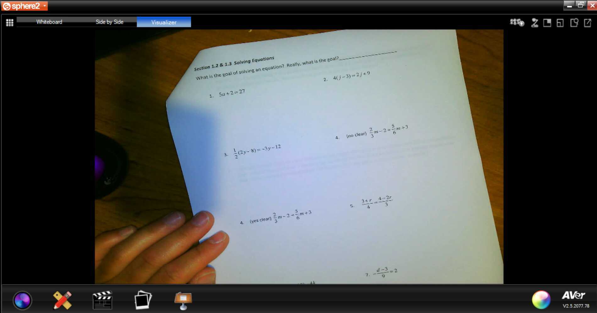 1.2 and 1.3 solving equations Algebra 1
