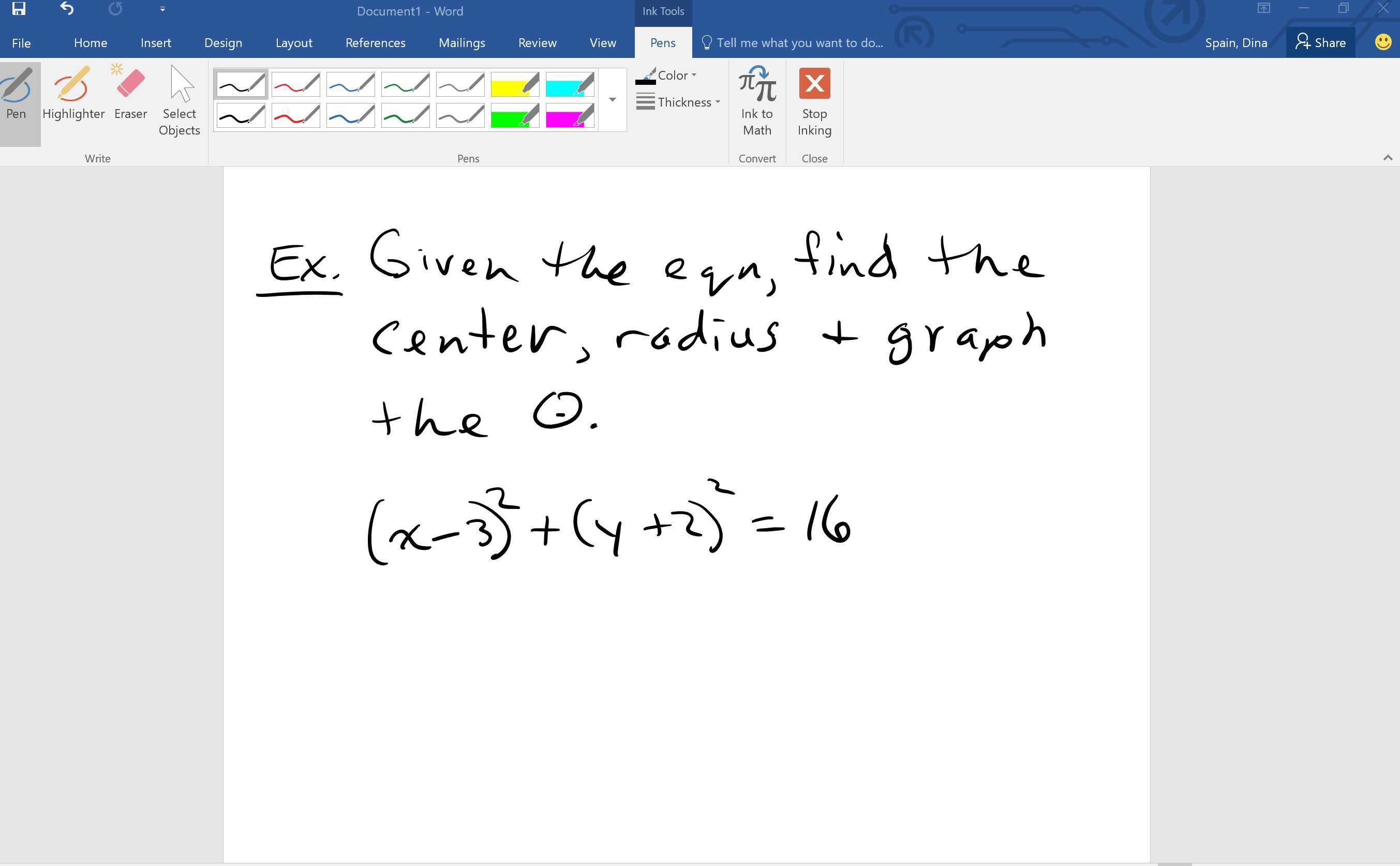 MAT 110 Sect 1.1b