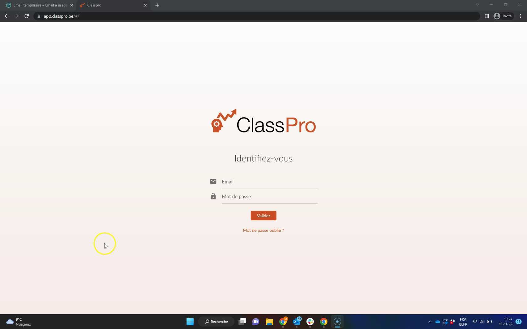 ClassPro - Espace Parent